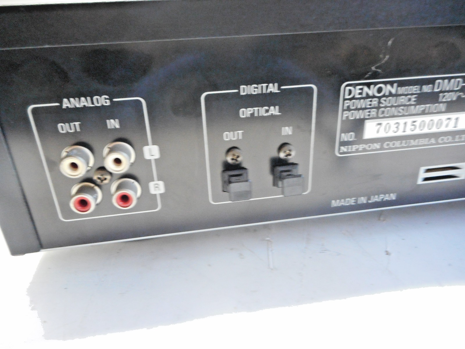 DENON DMD-1300 MINIDISC PLAYER - POWERS ON - UNTESTED - PARTS OR NOT ...