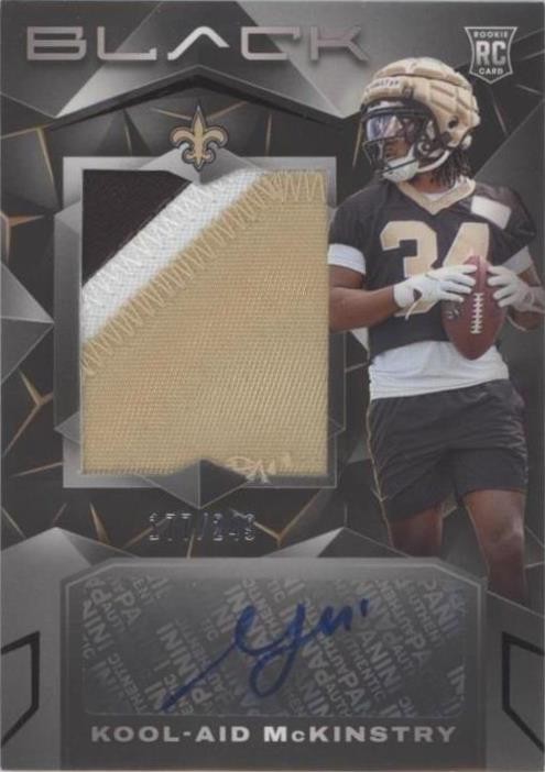 2024 Panini Black - Rookie Patch Autograph Kool-Aid McKinstry #238 /249 ...