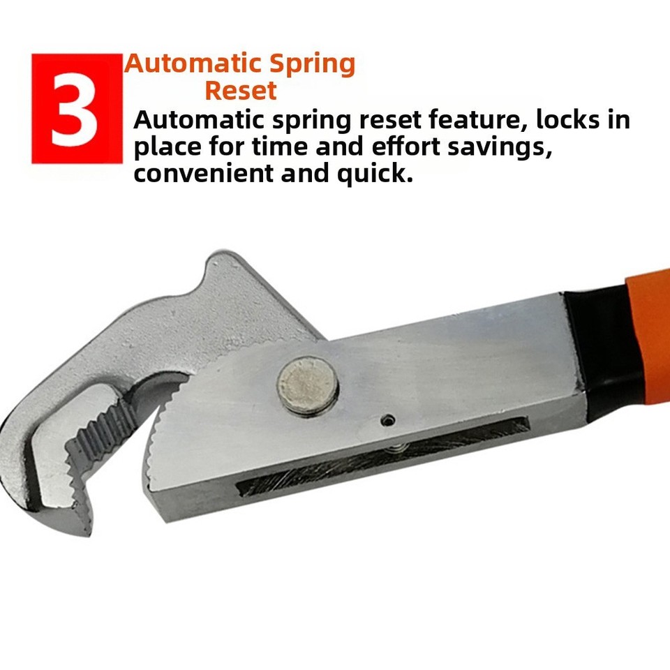 Self-tightening Tool Spring Reset Function Textured Tooth Design Max ...