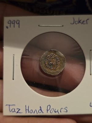 4 G Limited Taz Hand Poured .999 Silver Batman JOKER Coin Rare Toned ...