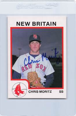 1987 Pro Cards #785 Chris Moritz New Britain Red Sox Signed Auto *K2891 | eBay