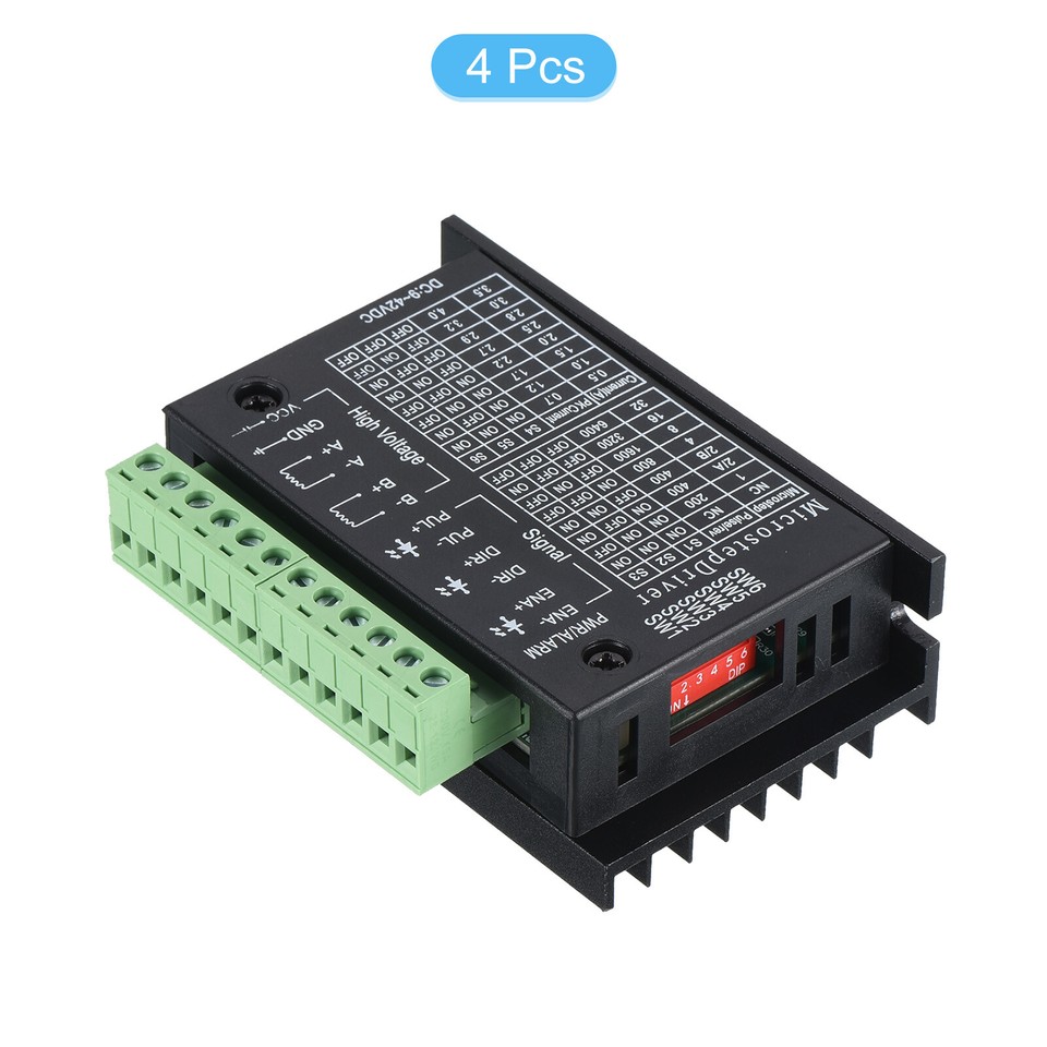 4pcs Stepper Motor Drivers 4A Stepper Driver Controller CNC Digital ...