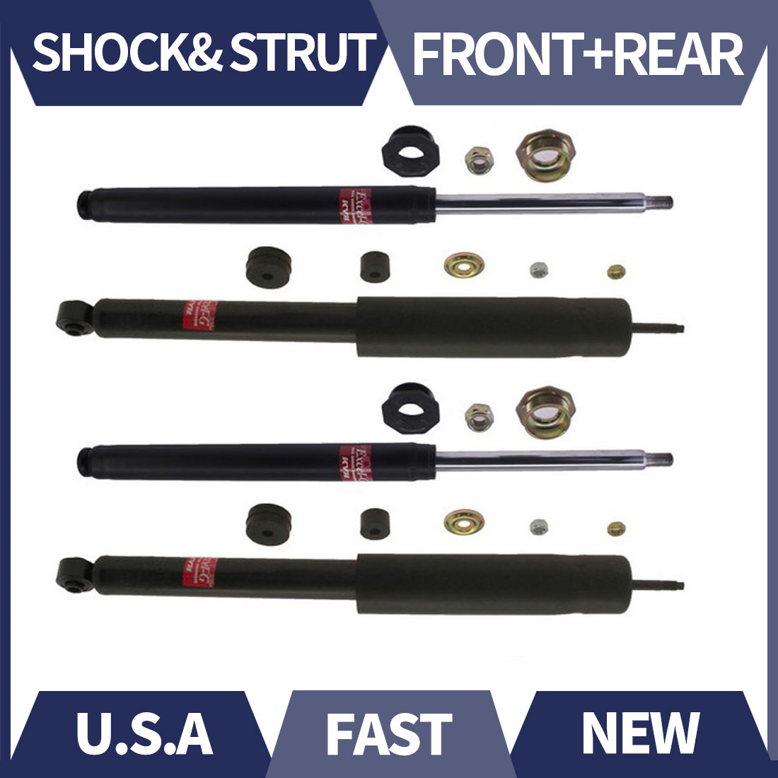 KYB Set of 4 SHOCKS Set Kit Fits MAZDA RX7 RX-7 78 79 80 1980 NEW | eBay