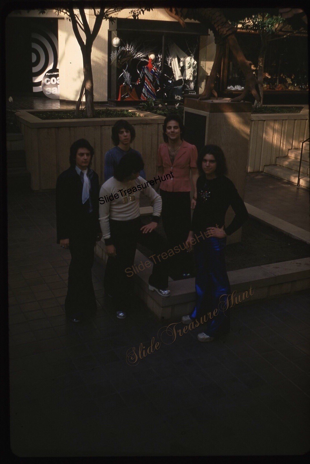 Paramus New Jersey Rock Band Photo Shoot Mall Men 1970s 35mm Slide ...