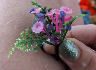 1982 Barbie Friend Tracy Bride Doll Pink Purple Flower Bouquet Wedding ...