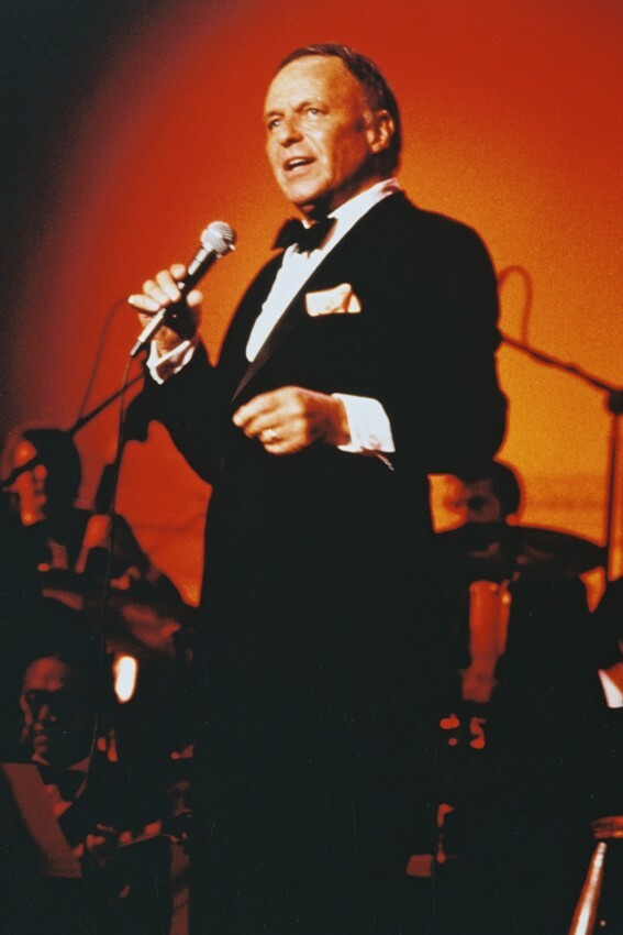 Frank Sinatra Colour Photo