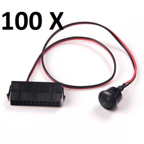 Lot JUMPER 24 Pin ATX EPS PSU STARTER BRIDGE POWER SUPPLY ON OFF Switch ...