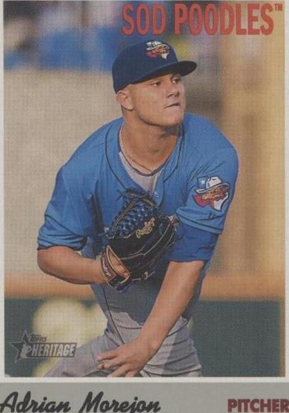 2019 Topps Heritage Minor League Edition - #120 Adrian Morejon (RC) for ...