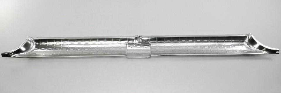 Aluminum Checkered Tail Finish Trim Panel Set 1963 Ford Galaxie Genuine ...