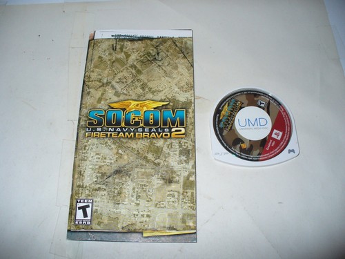 SOCOM: U.S. Navy SEALs -- Fireteam Bravo 2 Sony PSP - Disc and Booklet ...