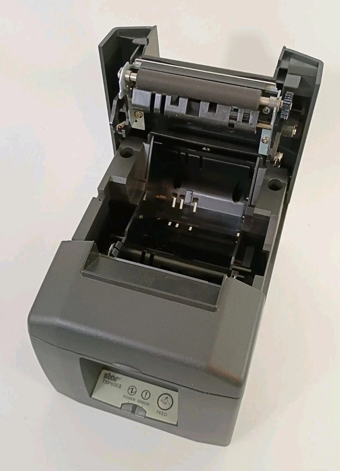 Star TSP650II Thermal Receipt Black Printer TSP650 USB with Power ...