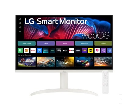 LG MyView 27" Smart Monitor 27SR75U-W White - Excellent Condition | eBay