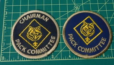 Lot of 2 Vtg Unused BSA Boy Scouts Patch Cub Scout Pack Committee ...