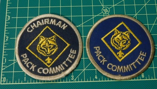 Lot of 2 Vtg Unused BSA Boy Scouts Patch Cub Scout Pack Committee ...