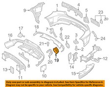 MERCEDES OEM 16-18 GLE350 Rear Bumper-Cover Bracket Right 2928853400 | eBay