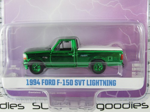 2024 Greenlight Hobby: 1994 FORD F-150 F150 SVT LIGHTNING Chrome GREEN ...