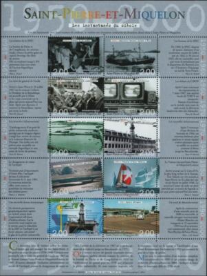 ST. PIERRE MIQUELON SPM 2000 KLB 811-20 Momentaufnahmen 1950-00er Jahre ...