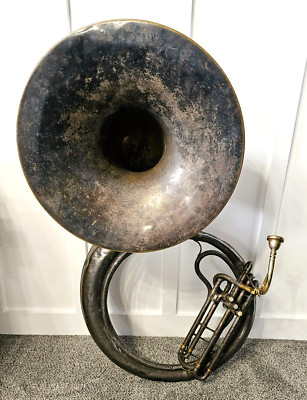 Vintage 1930s The Regent Ohio Band Instrument Co Sousaphone Tuba Brass ...