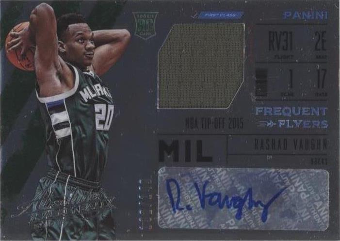 2015-16 Panini Absolute - Freshman Flyer Jersey Autographs Rashad ...