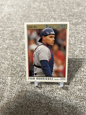 1992 O-Pee-Chee Premier Baseball #55 Ivan Rodriguez | eBay