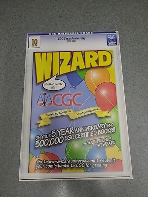 CGC 5 Year Anniversary The Wizard Print Ad 2005 7x10 Wall Art Decor | eBay