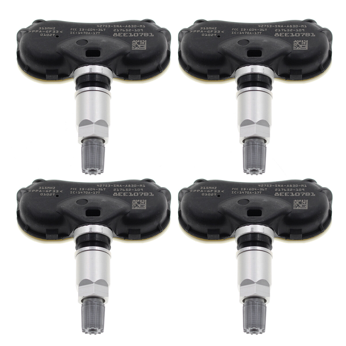 4 PCS TIRE PRESSURE SENSOR TPMS For Honda CRZ Insight Odyssey Element ...