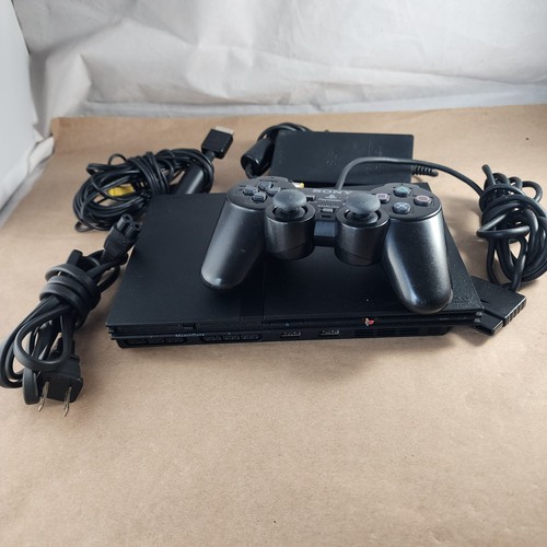 Sony PlayStation 2 Slim ( SCPH-70012) Console Bundle Tested & Working ...