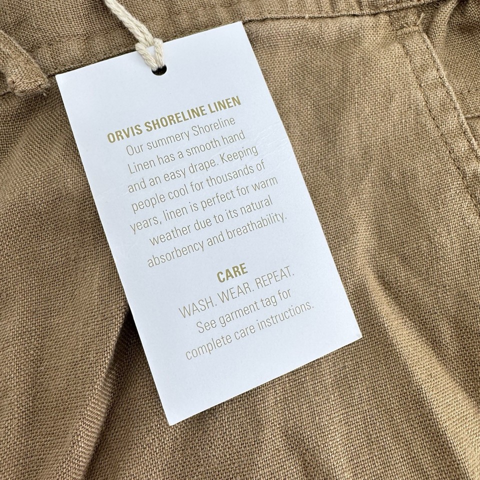 New Womens Orvis Shoreline Linen Breeze Pants Size M Beachy Linen ...