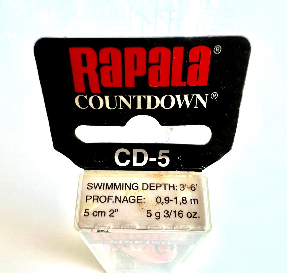 RAPALA COUNTDOWN CD 5 OCW ORANGE TIGER NEW IN BOX | eBay