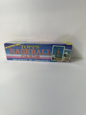 1989 Official Topps Baseball Cards Complete Set of 792 Cards Factory ...
