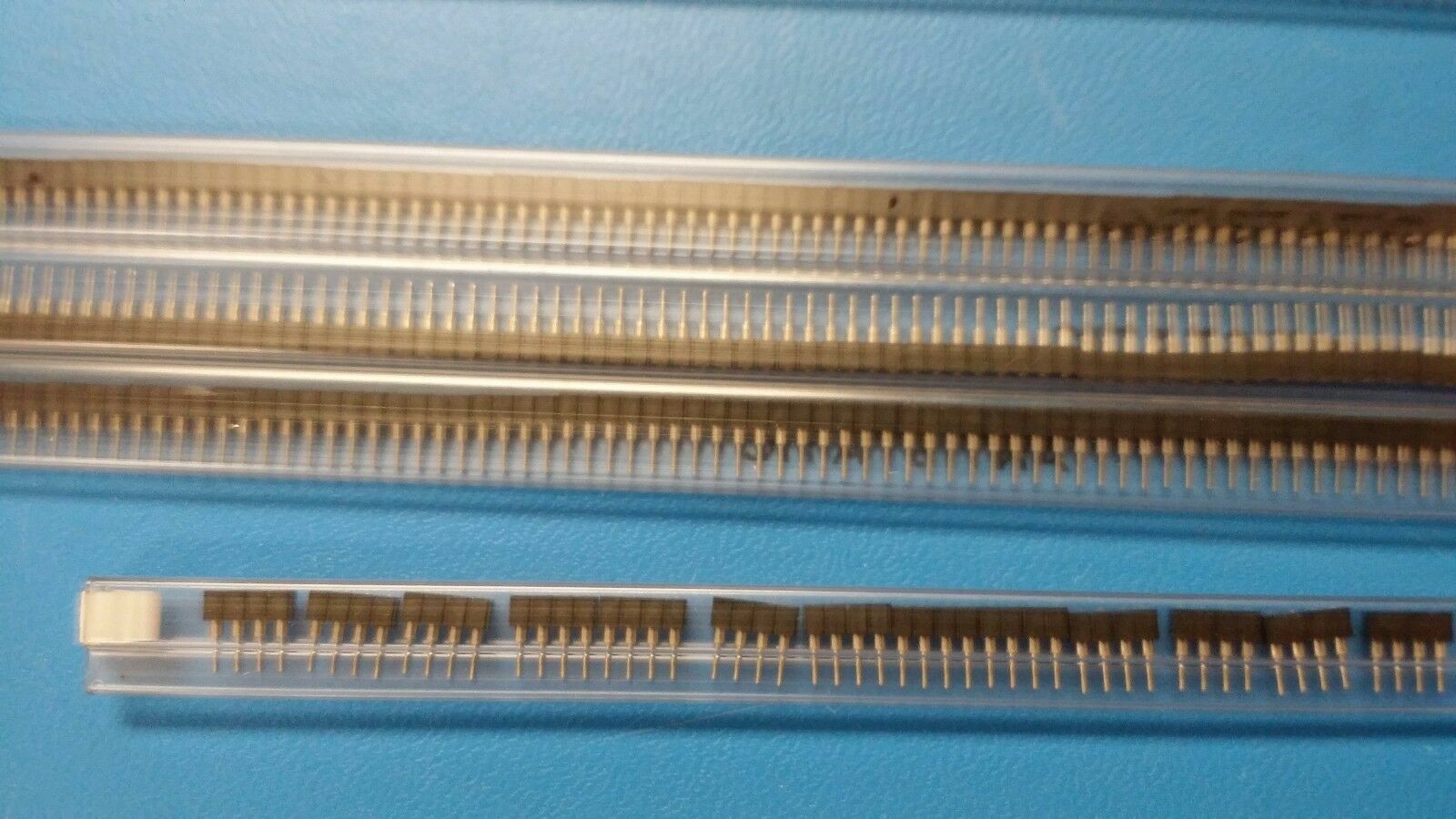 (2PCS) MILL-MAX 4 CONTACT(4 PIN), FEMALE, SIP SOCKET (P/N 831-43-004-10 ...