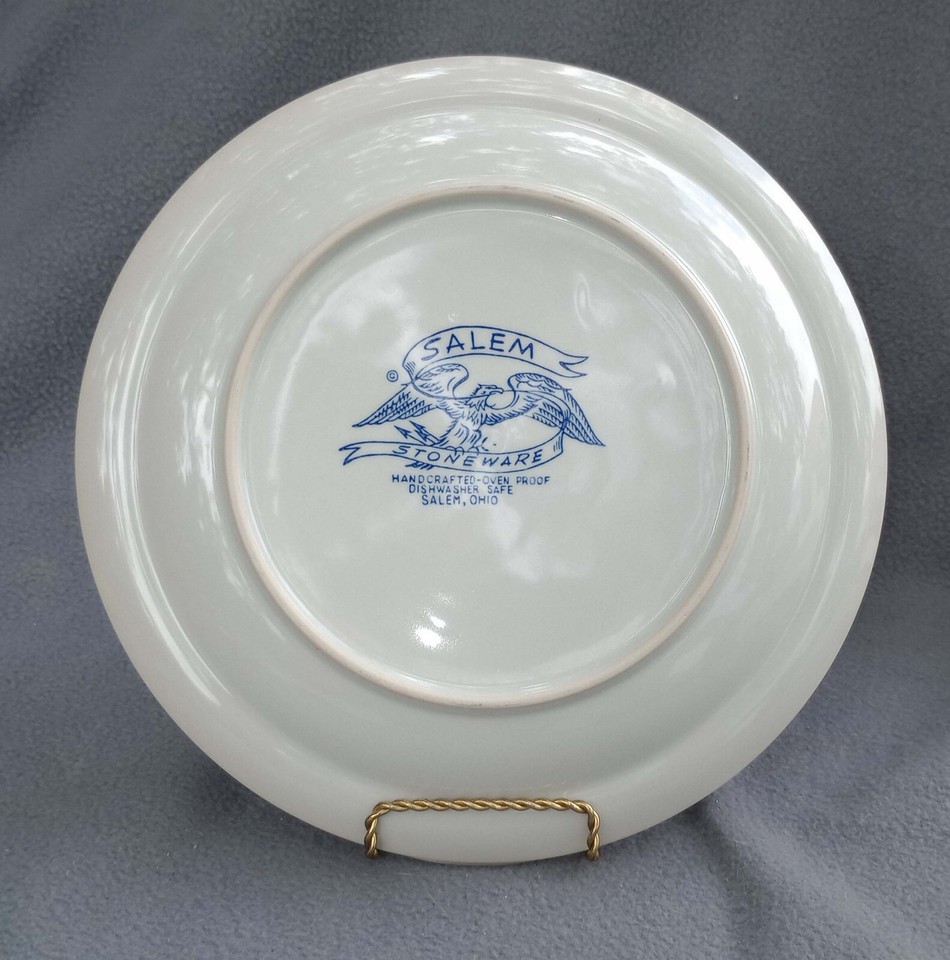 Salem Stoneware Georgetown Eagle & Shield - Dinner Plate - 10 1/8 ...
