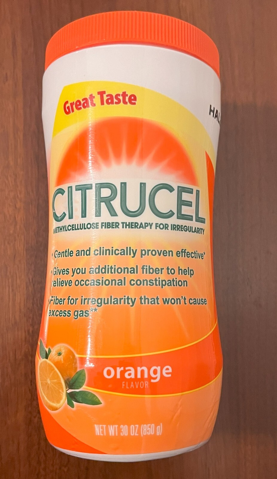 Citrucel Fiber Therapy Powder Orange Flavor 30 oz. 03/2026 885337391720 ...