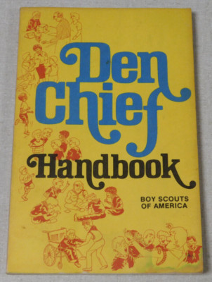 Boy Scouts of America book Den Chief Handbook 1980 | eBay