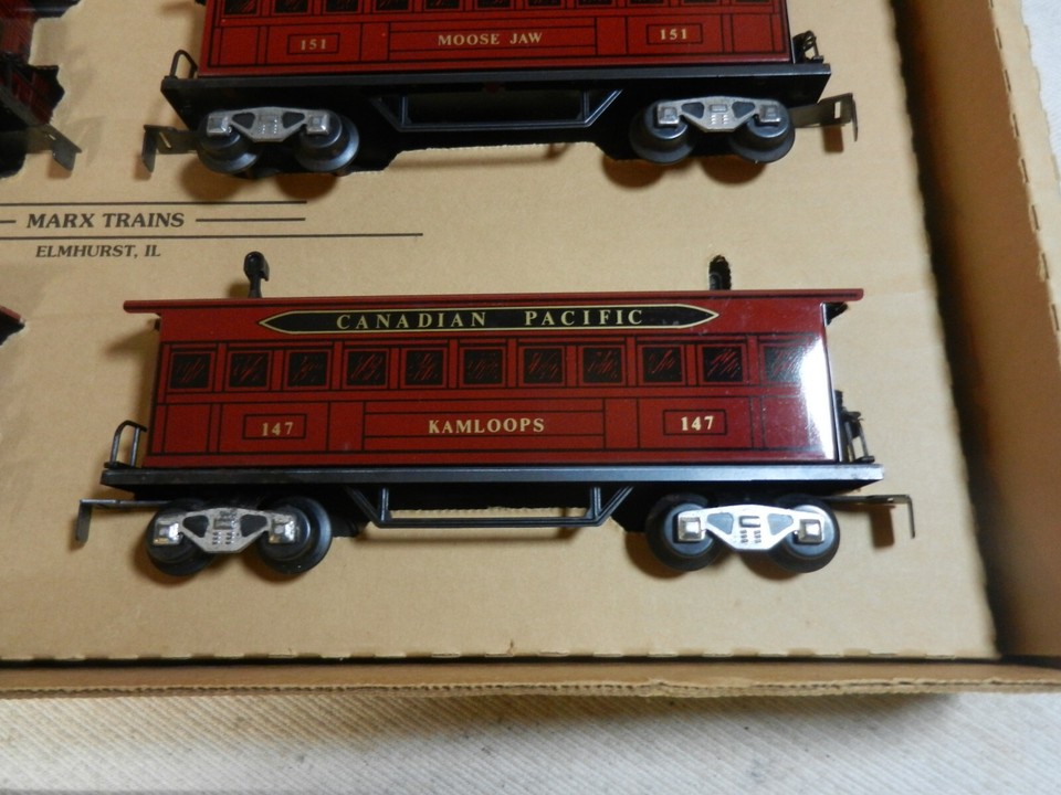 Marx O Trains 5193X SOLID WINDOW Canadian Pacific Old Time Passenger ...