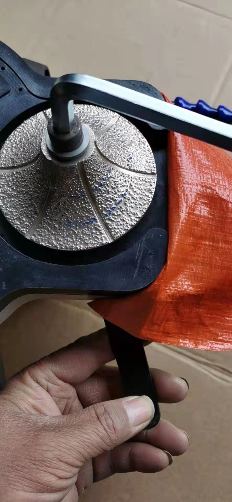 ECOEDGE Wet Polisher 25 Polish Pad Granite Concrete 3/8" 3/4" Roundover ...