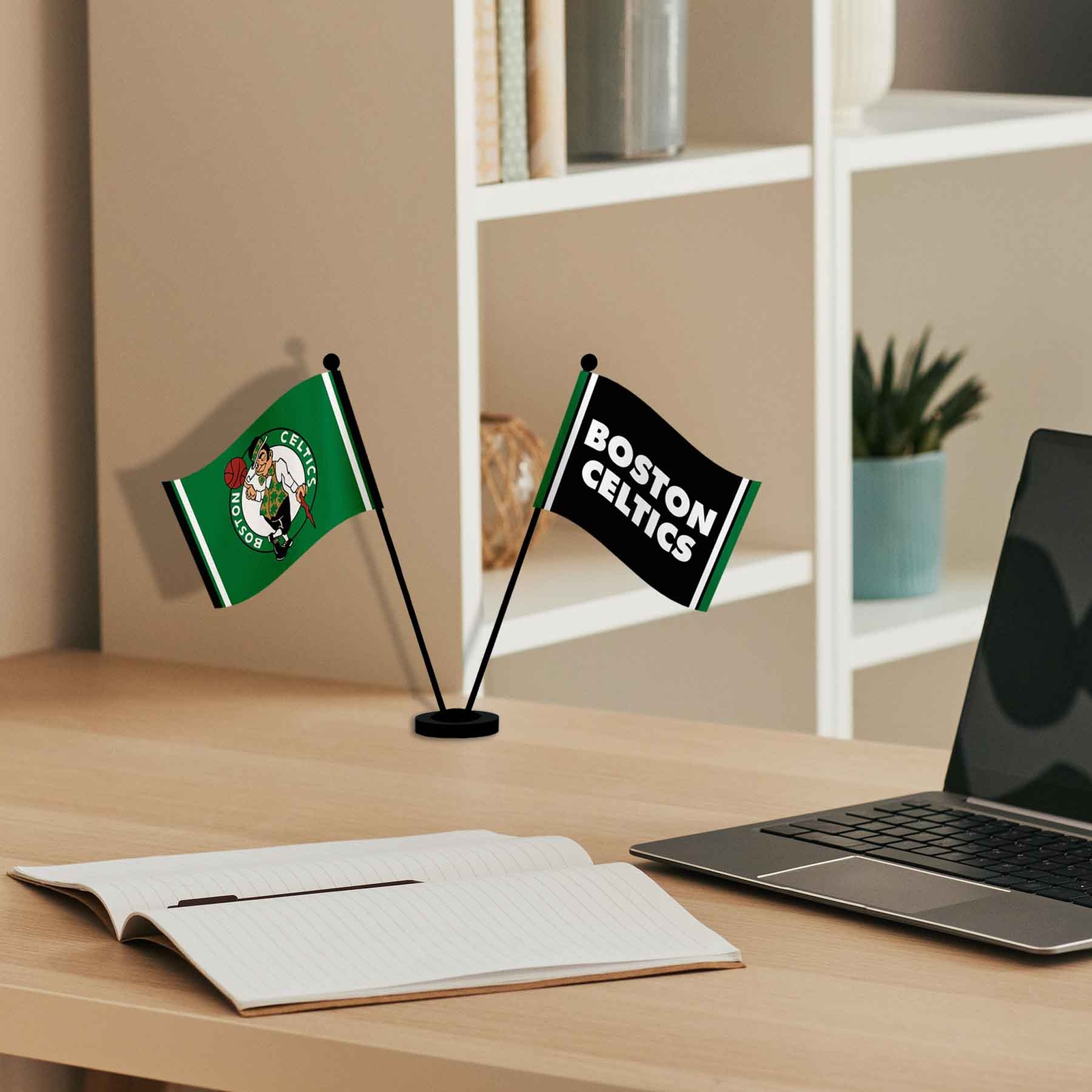 Boston Celtics Desk Flags | eBay