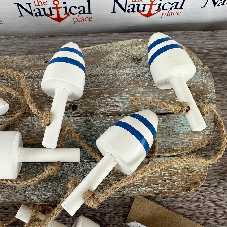 Lobster Buoy Floats On String - Red or Blue Fish Net Garland - 6 Ft ...