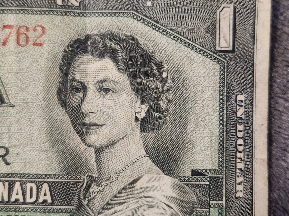 🇨🇦 Canada 1 dollar 1954 F/A Banknotes DEVILS HAIR | eBay