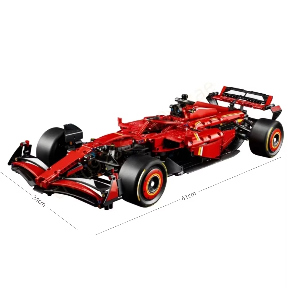 NEW 2024 1361 Pcs Technical F1 1:8 Ferrari SF-24 Building Blocks F1 ...