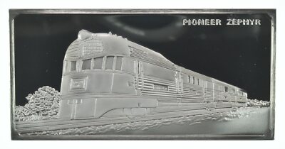 Rare Silver 61g Pioneer Zephyr Silver Bar .999 Fine Silver *750 | eBay