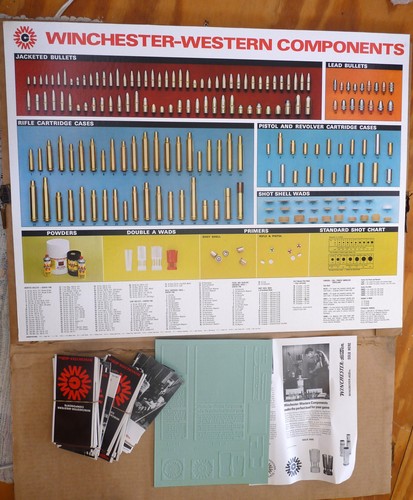 Vintage Winchester West Components advertising dealer display poster ...