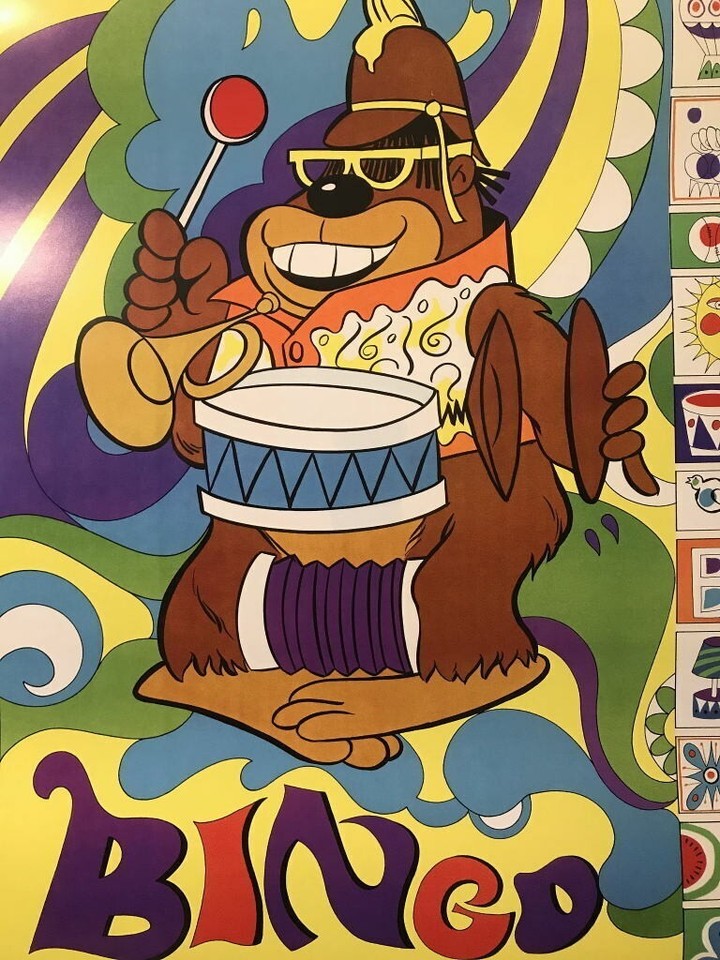 BANANA SPLITS POSTER Set of 4 Hanna Barbera 20 x 30 Drooper Bingo ...