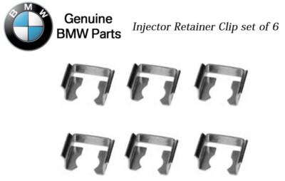 Set of 6 Fuel Injector Locks / Fuel Rail Clip / Retainer Kit Universal ...