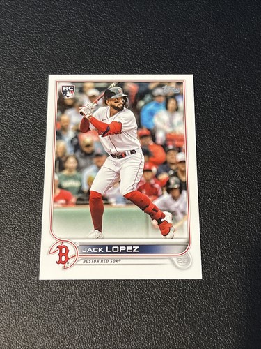 2022 Topps Series 2 Card #418 - Jack Lopez Rookie (Red Sox) | eBay