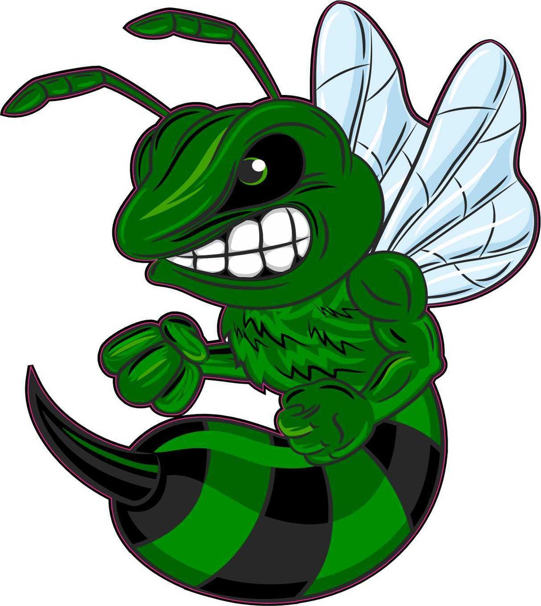 Green Hornet Logo Sticker