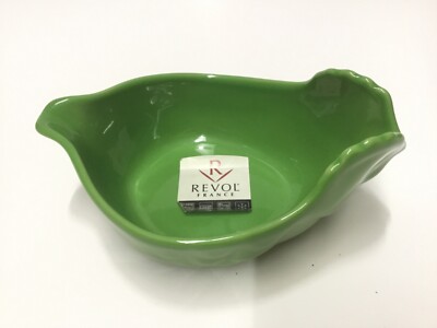 Revol Porcelain Handmade France Lime Green Poultry 5-7/8” Chicken ...
