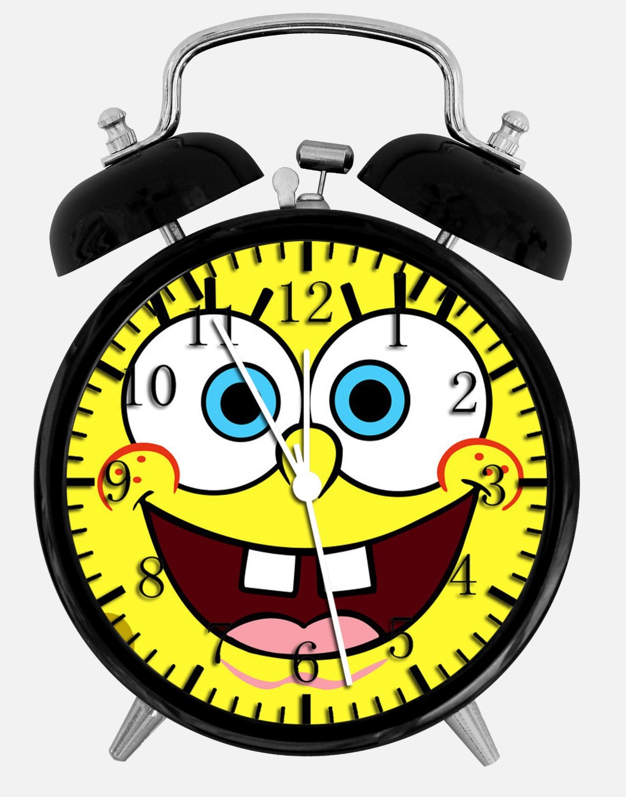 SpongeBob SquarePants Alarm Desk Clock 3.75" Home or Office Decor W129 ...