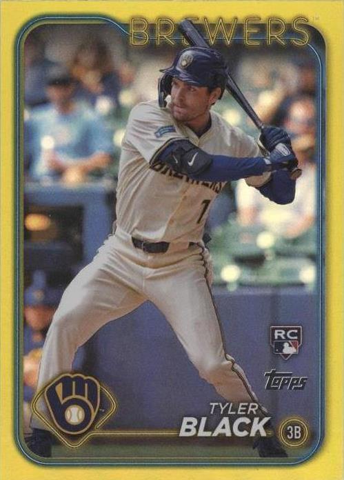 2024 Topps Update Series - Tyler Black #US144 Yellow Rainbow Foil (RC ...