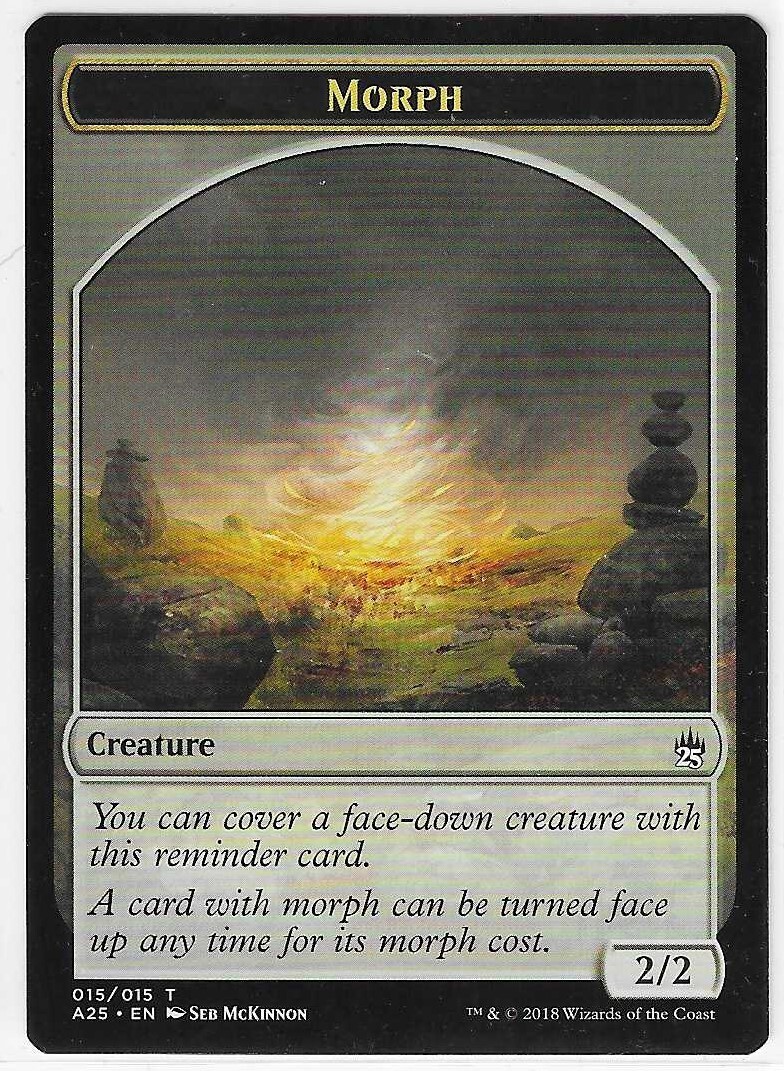 MTG Morph Masters 25 (A25) Token Magic the Gathering Card #015/015 ...